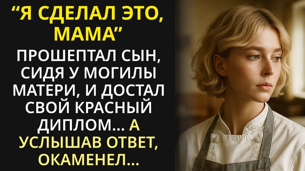 Я ПЛАКАЛ, СЛУШАЯ ЭТОТ РАССКАЗ. Сын шептал на могиле матери, как вдруг услышал знакомый голос...