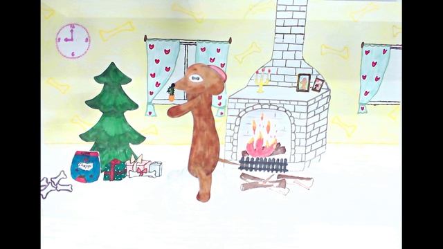 Мультфильм «Такса и Новый год». Библиотека №17