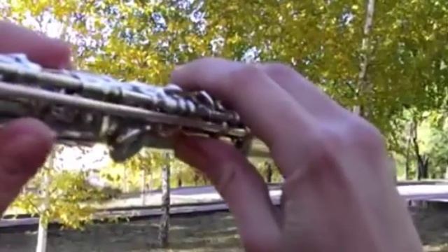 правая рука на флейте