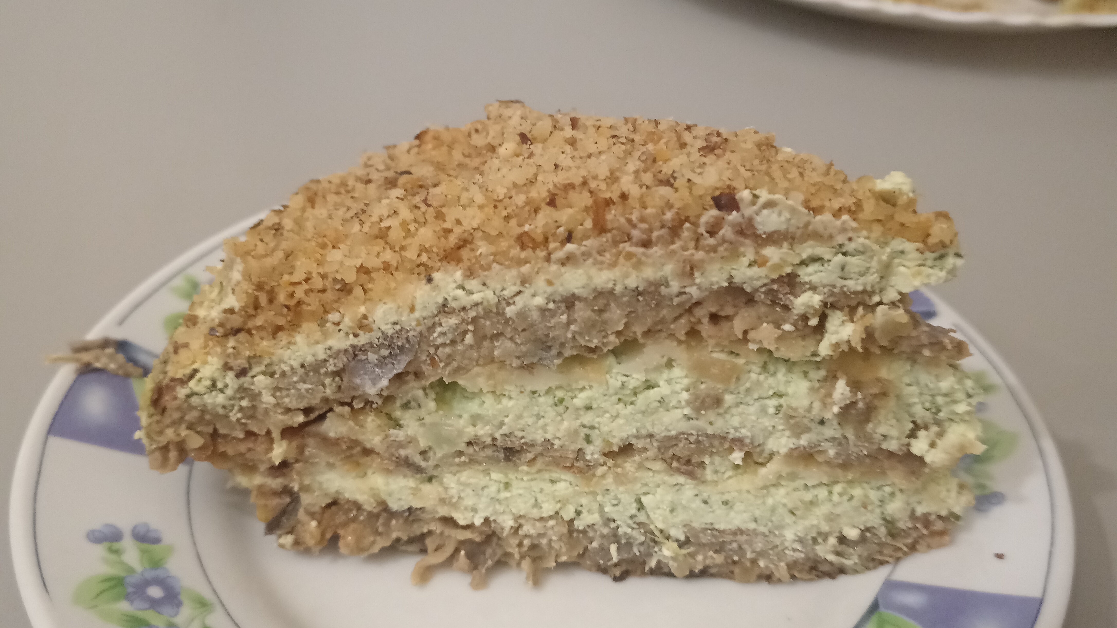 Баклажанный закусочный тортик