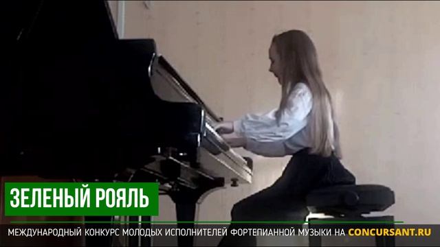 И.Бах - Маленькая прелюдия ре-минор; Н.Торопова "Шалунишка". Балашова Василиса – ЗЕЛЁНЫЙ РОЯЛЬ