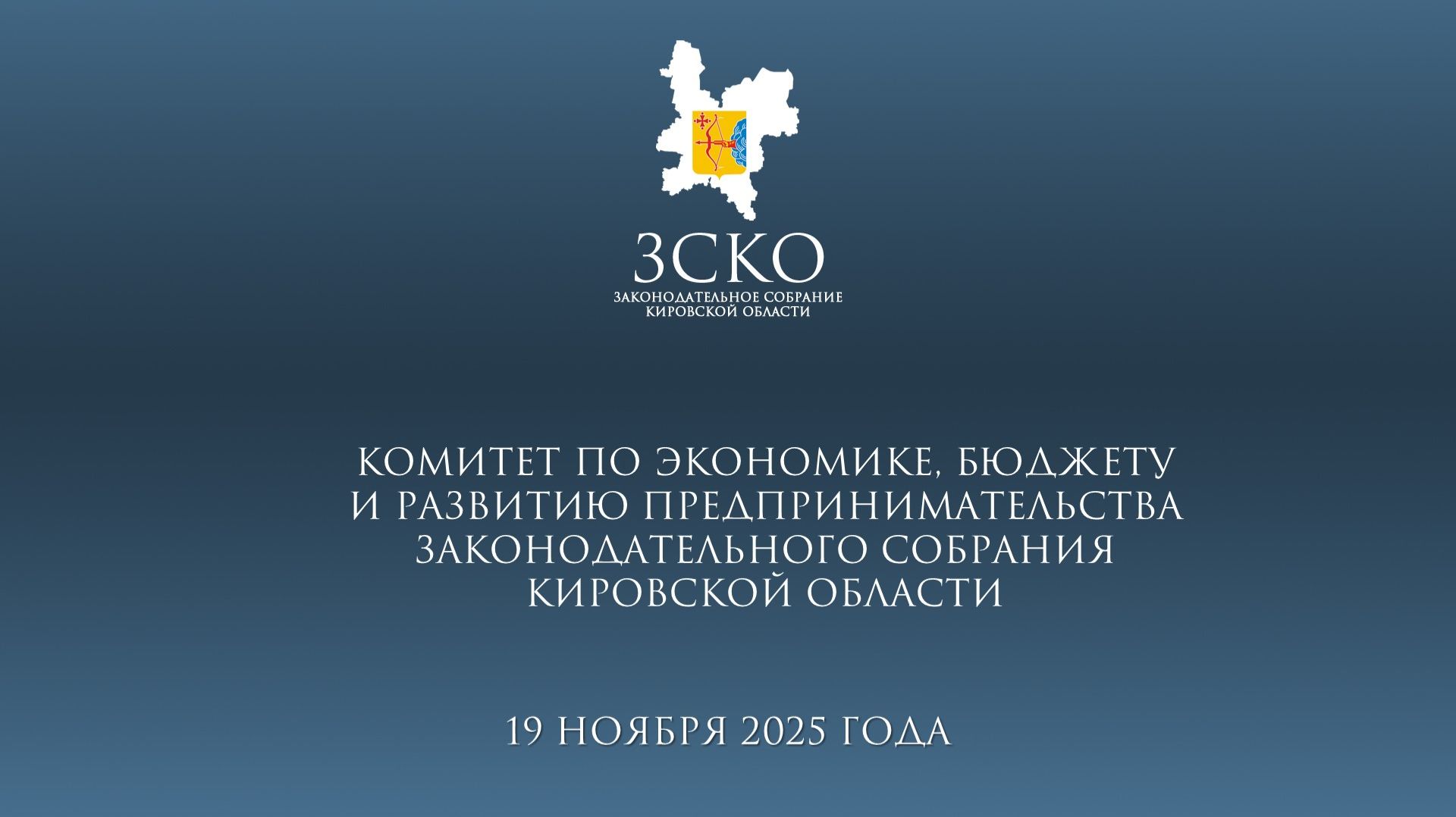 Заседание бюджетного комитета 19.11.2025