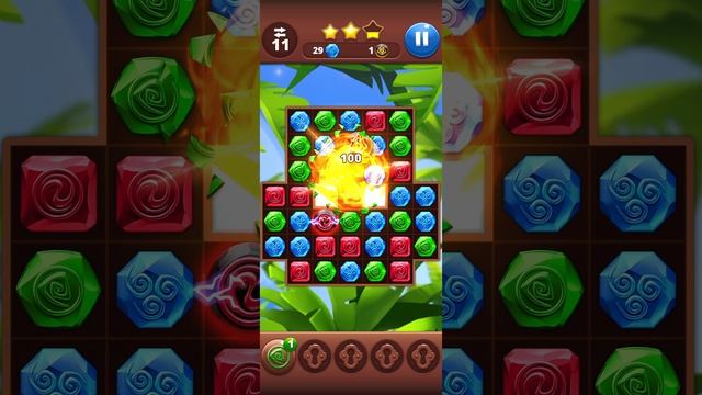 Планета Самоцветов 25, 26 и 27 уровень три в ряд