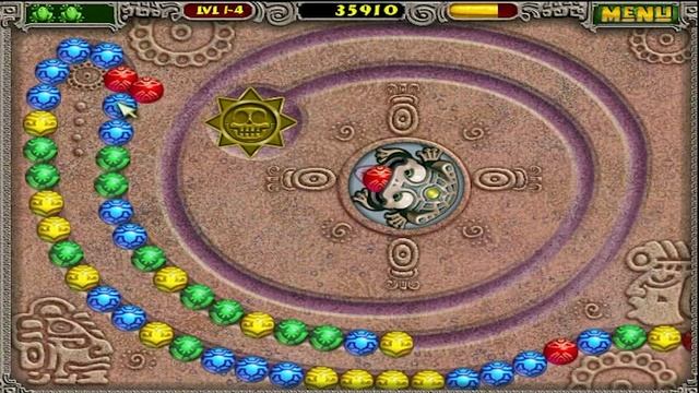 Zuma Deluxe (Walkthrough) - Stage 1