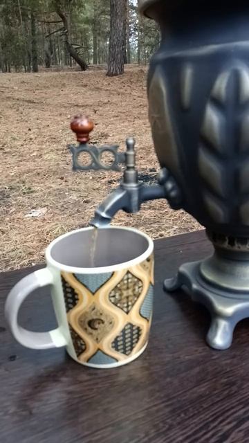 Самовар жаровой на дровах 2,5 л «Желудь» с декором «Патина» - видео от покупателя