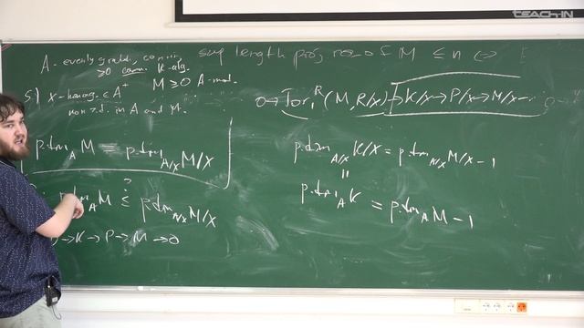 Черных Г.С. - Homological Algebra - 17. Projective Dimension. Divisors