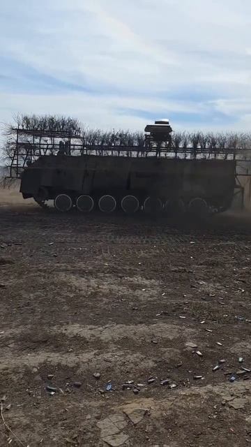 Модная МТ-ЛБу с системой РЭБ в одуванчиках