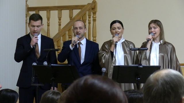 Общее пение "Твердо я верю в Божью любовь"