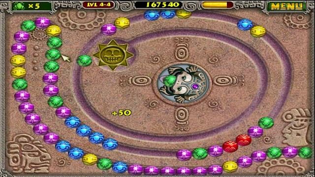 Zuma Deluxe (Walkthrough) - Stage 4