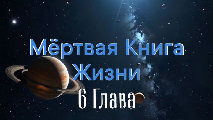 «Мёртвая Книга Жизни» 6 Глава