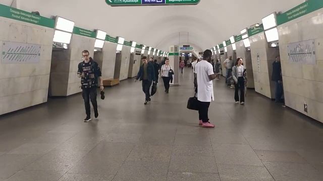 метро Ленинград (СПб),  ст.Площадь Александра Невского I,Зелёная (Приморско-Василеостровская) Линия
