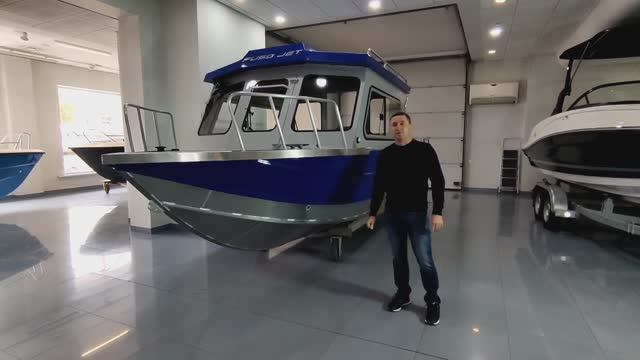 Полный обзор катера Tuman Fuso Jet 710 в салоне Лодка Хаус на Шехурдина 2/4 А, 1 этаж.