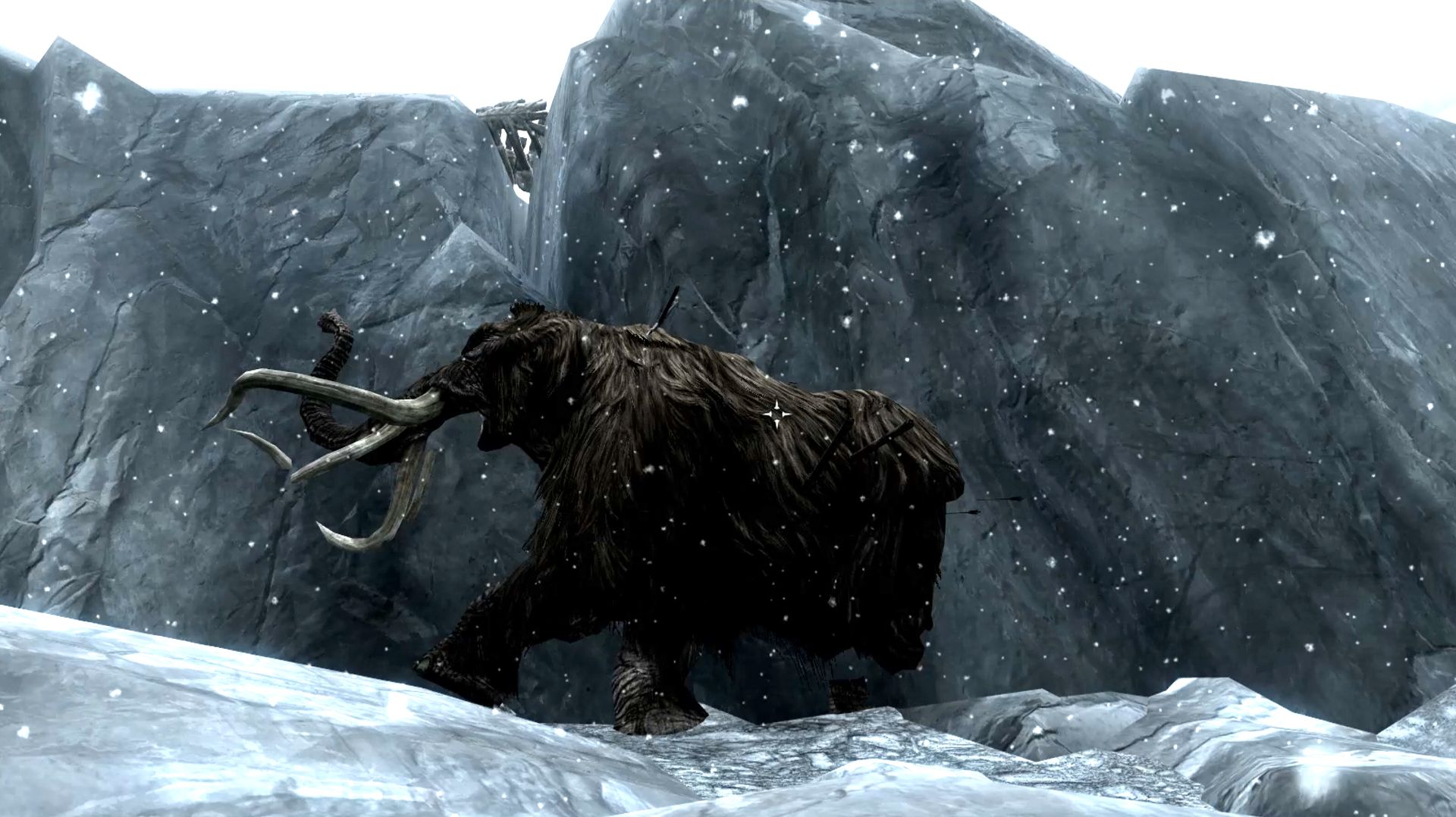 The Elder Scrolls V: Skyrim. Мамонт вмерзший в скалу. Прохождение от SAFa