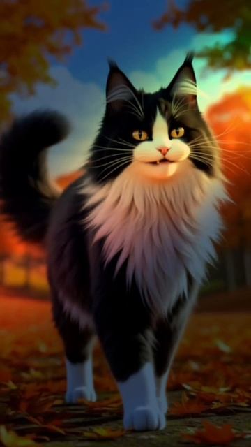 Добрый вечер, от милого котика бегемотика😻👍#вечер