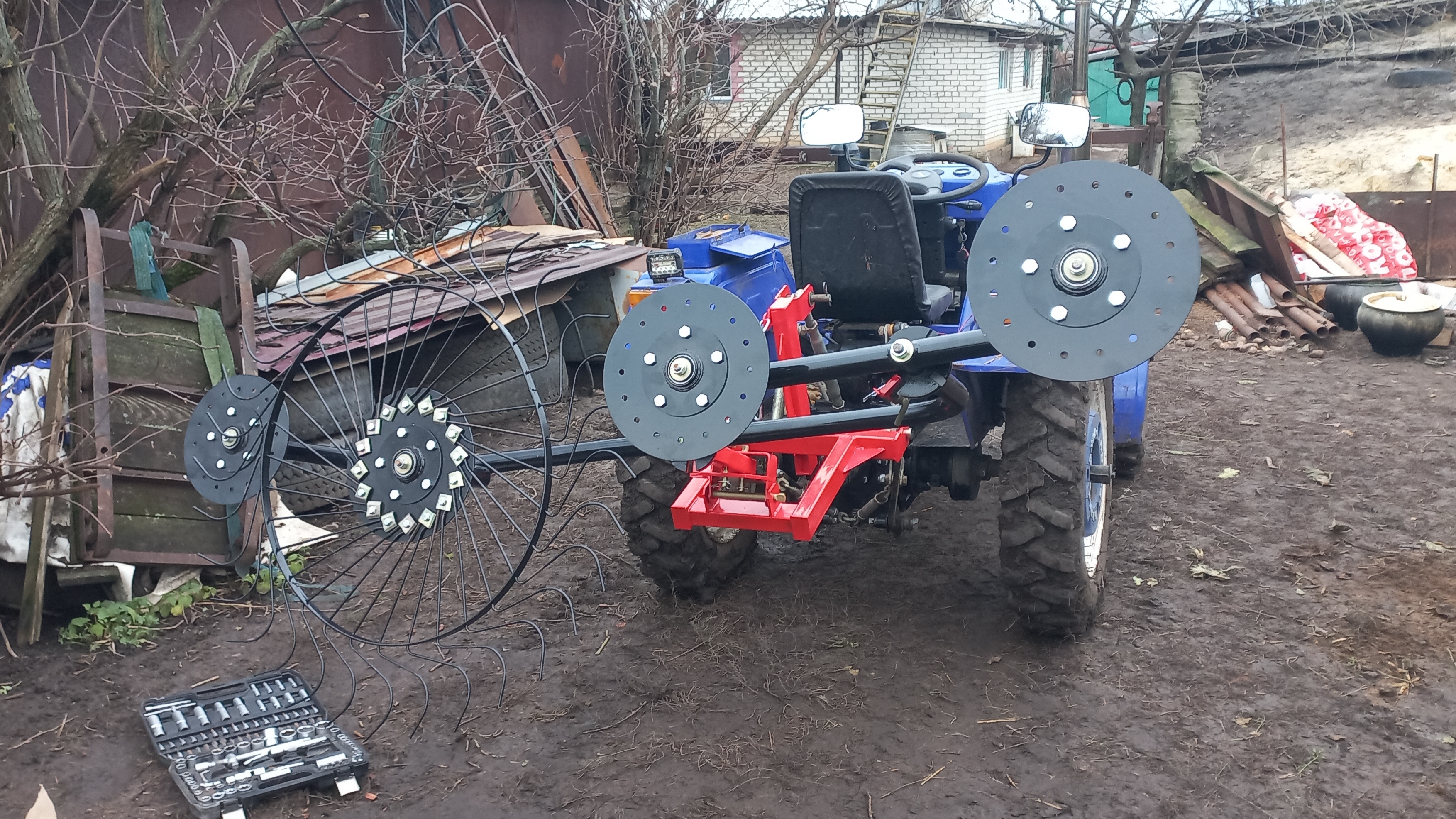 Главный Ресурс 1.4 Сборка ворошилки  ВМ-4