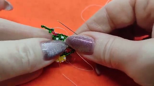 ЁЛОЧКА Кирпичное плетение Часть 1 из 4 от Светланы Литвиновой