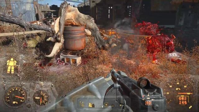 Fallout4, гемплей, физика в игре.