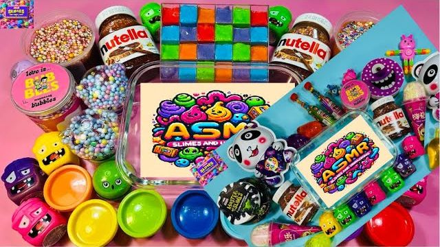 Слайм АСМР 💓 АСМР ЛУЧШЕЕ 💓 РАСПАКОВКА макияж 💓