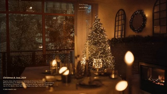 Playlist | 로맨틱한 크리스마스 분위기 내고 싶을 때❣️with Jazz | 겨울에 듣기 좋…