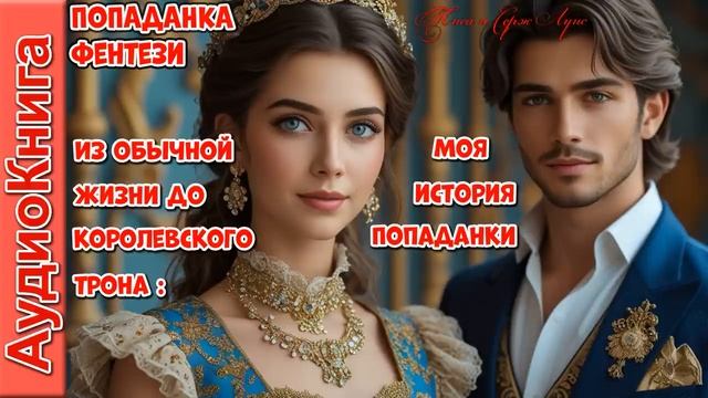 Из обычной жизни до королевского трона Моя история попаданки! Попаданка. Фэнтези. Аудиокнига.