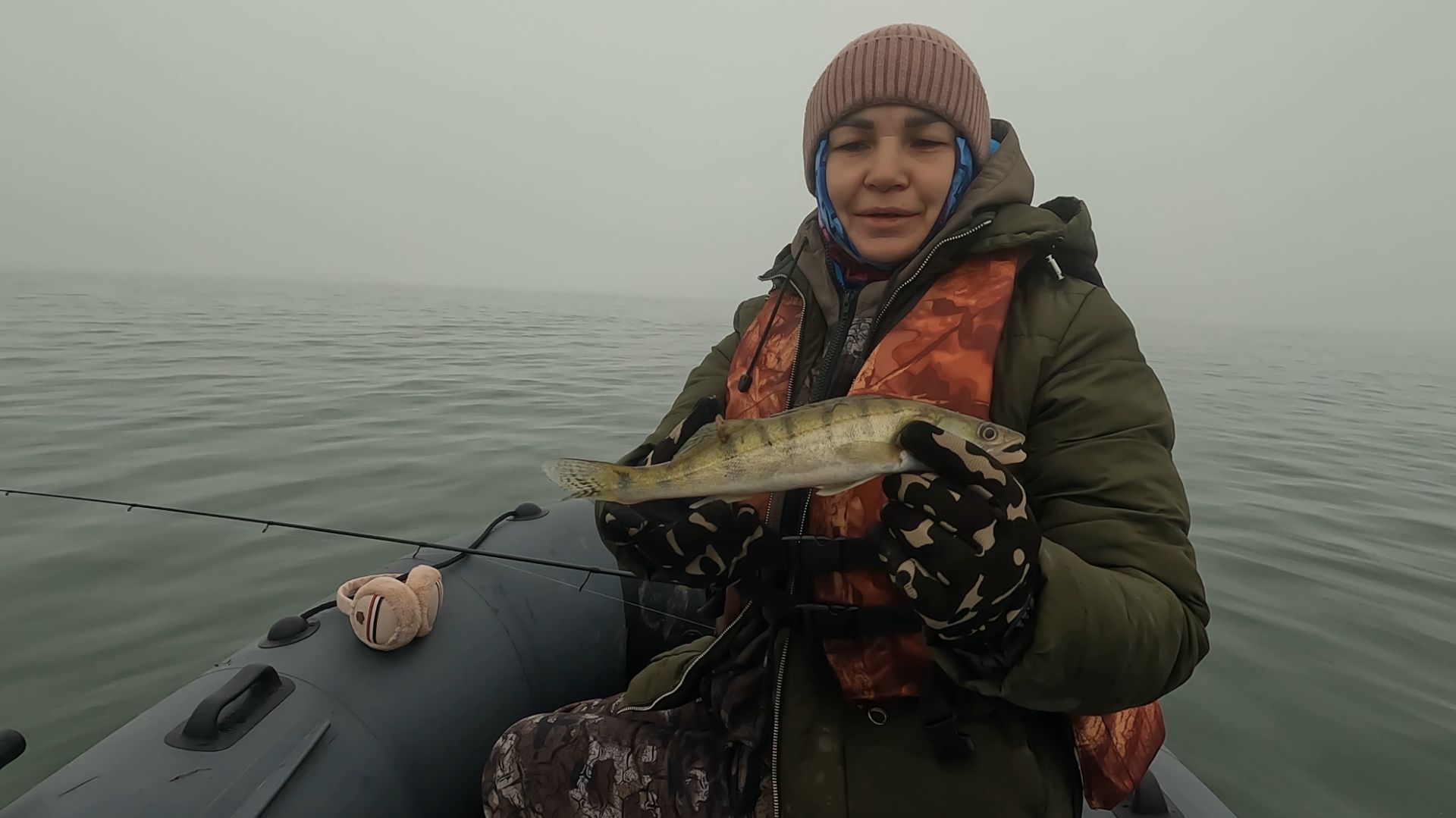 Так мы ещё никогда не ловили! Шторм на Маныче пос. Весёлый