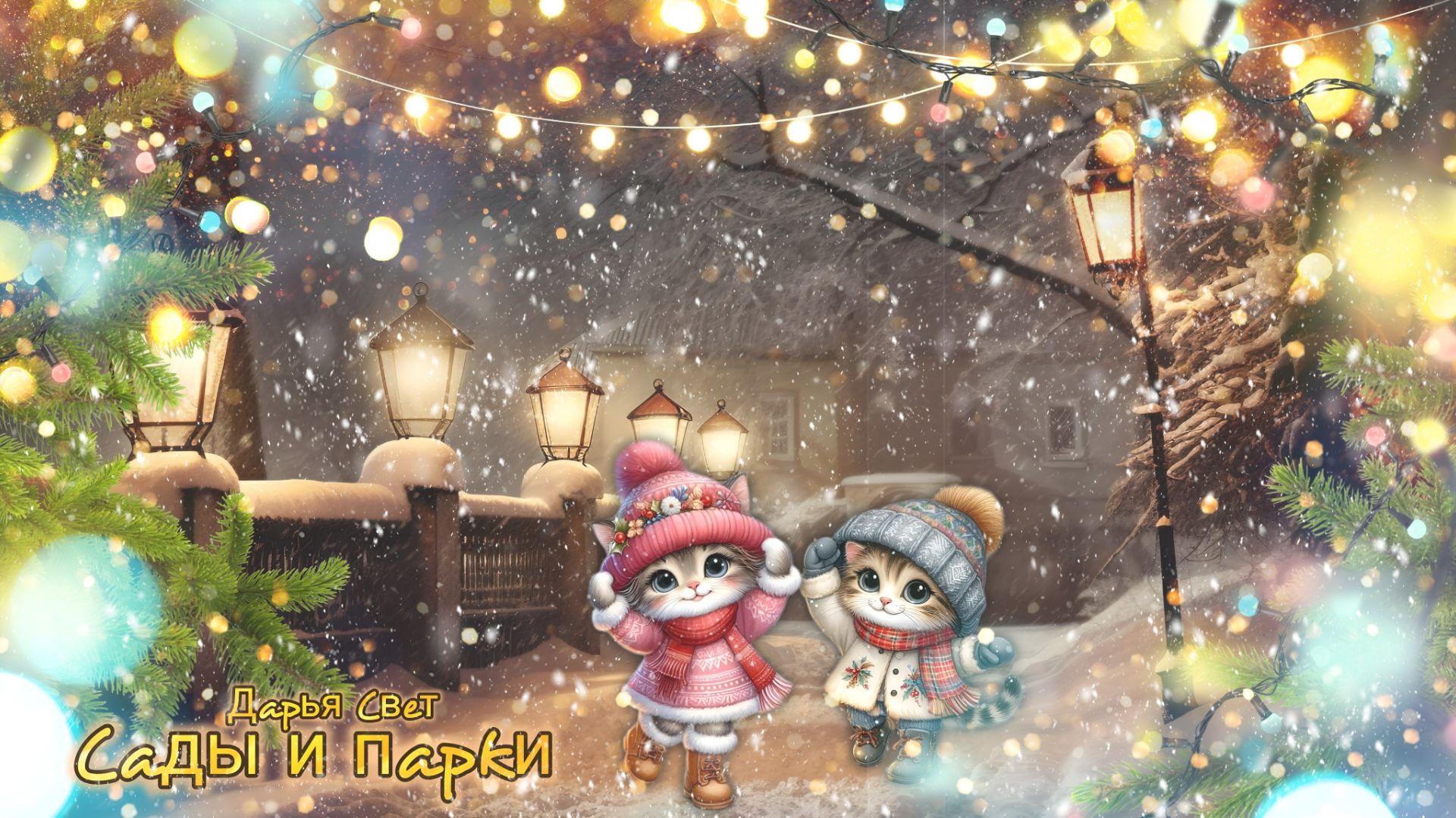 Парк Кузьминки. Новогодняя ёлка. Пруды. Снежная сказка. Ноябрь 2025