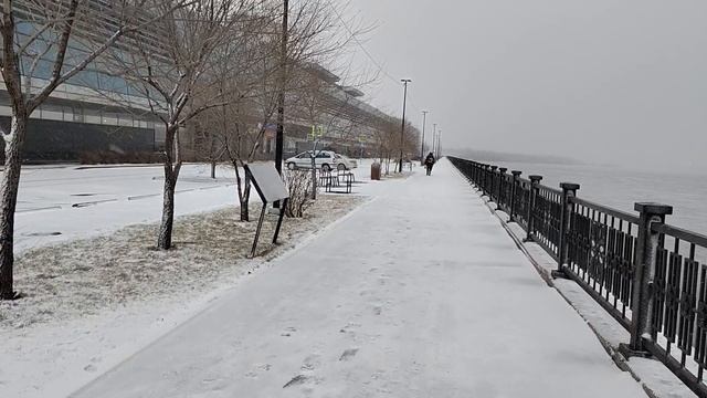 Набережная Красноярск ноябрь 2025г