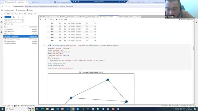 Новицкий Д.А. Python для инженеров. Лекция 8. Графы и теплосеть. Networkx и fluids