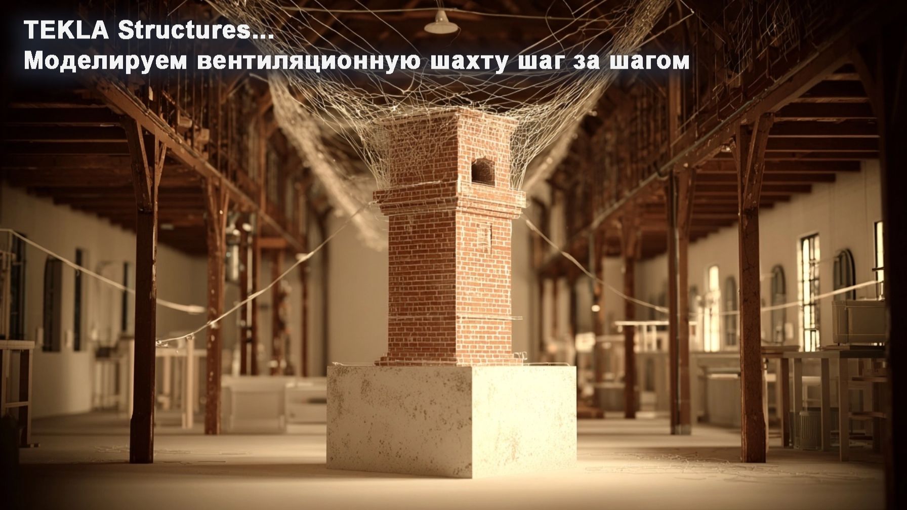 [НИП-Коттедж] 08 TEKLA: Моделируем вентиляционную шахту шаг за шагом