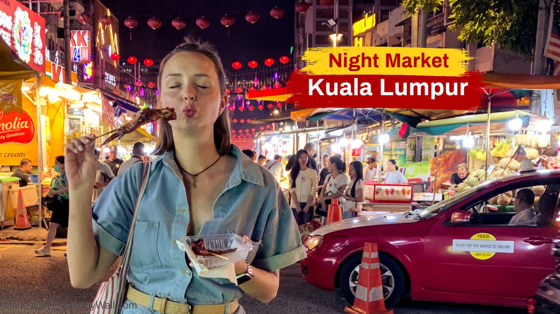 Ночной рынок Куала-Лумпура: цены, еда и атмосфера!