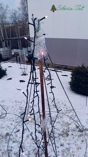 ЁЛКУ ДЛЯ УЛИЦЫ ДЕЛАЮ СВОИМИ РУКАМИ