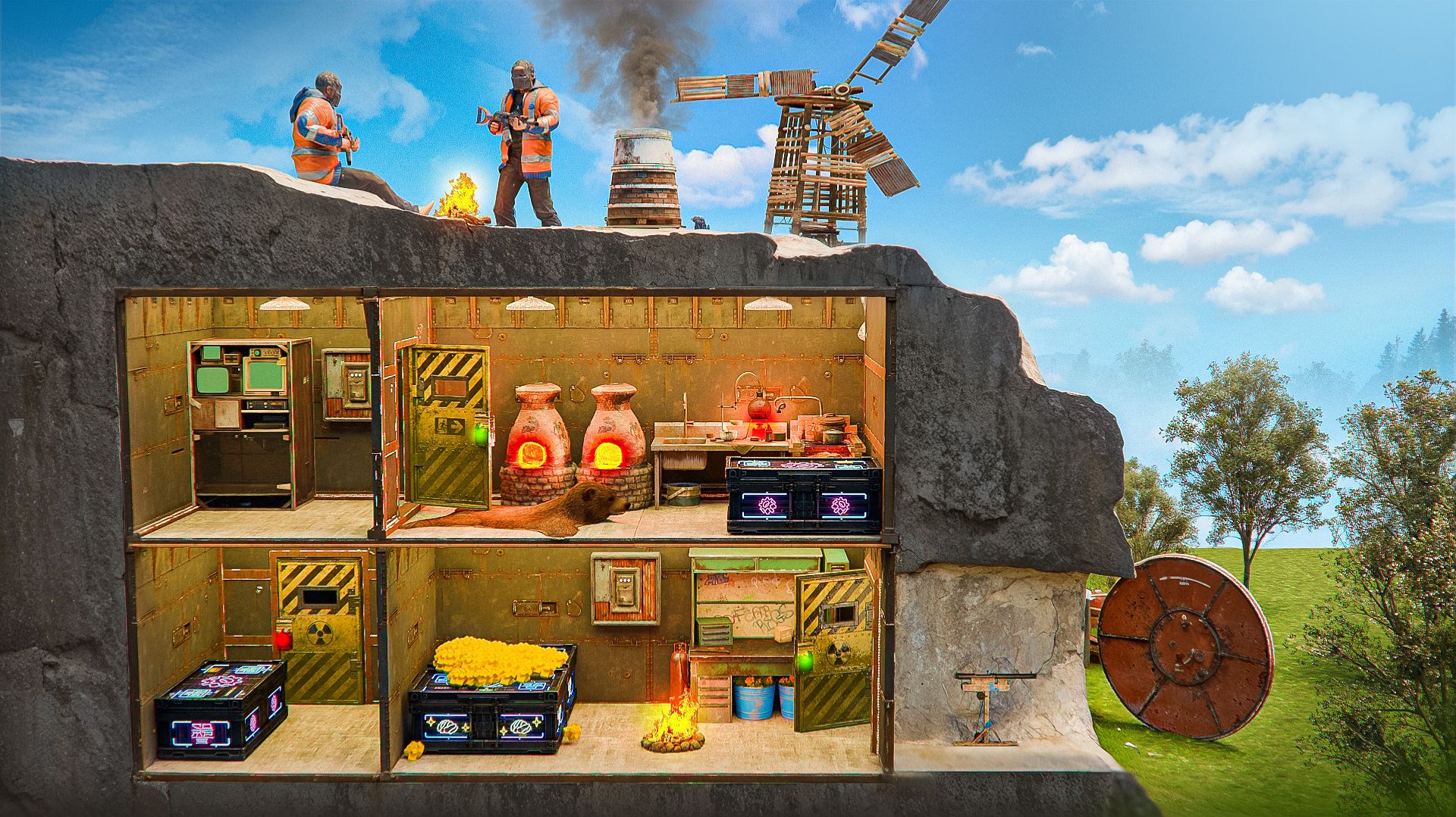 МВК ДОМ в ЧИТЕРСКОЙ ПЕЩЕРЕ! Идеальное место для Дома в Раст/Rust