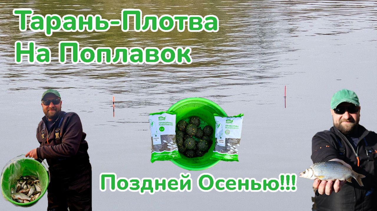 Ловля Плотвы-Тарани на Поплавок / Рыбалка Поздней Осенью / Прикормка для Плотвы(Тарани)