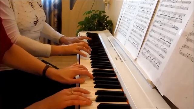 П. Мориа - "Рояль на волнах" - фортепиано в 4 руки+фонограмма