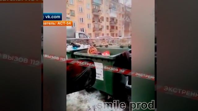 В Новосибирске взбесившийся мужчина выбросил на помойку собственную жену 💃👗🤣