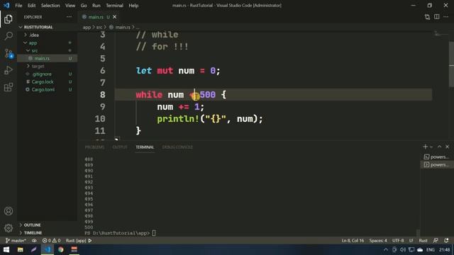 Что ты знаешь о циклах Rust 7 Циклы в языке Rust Loop While For Loops in Rust Уроки Rust