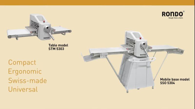 Механическая тестораскаточная машина RONDO Econom 4000 — компактное оборудование для мини пекарен