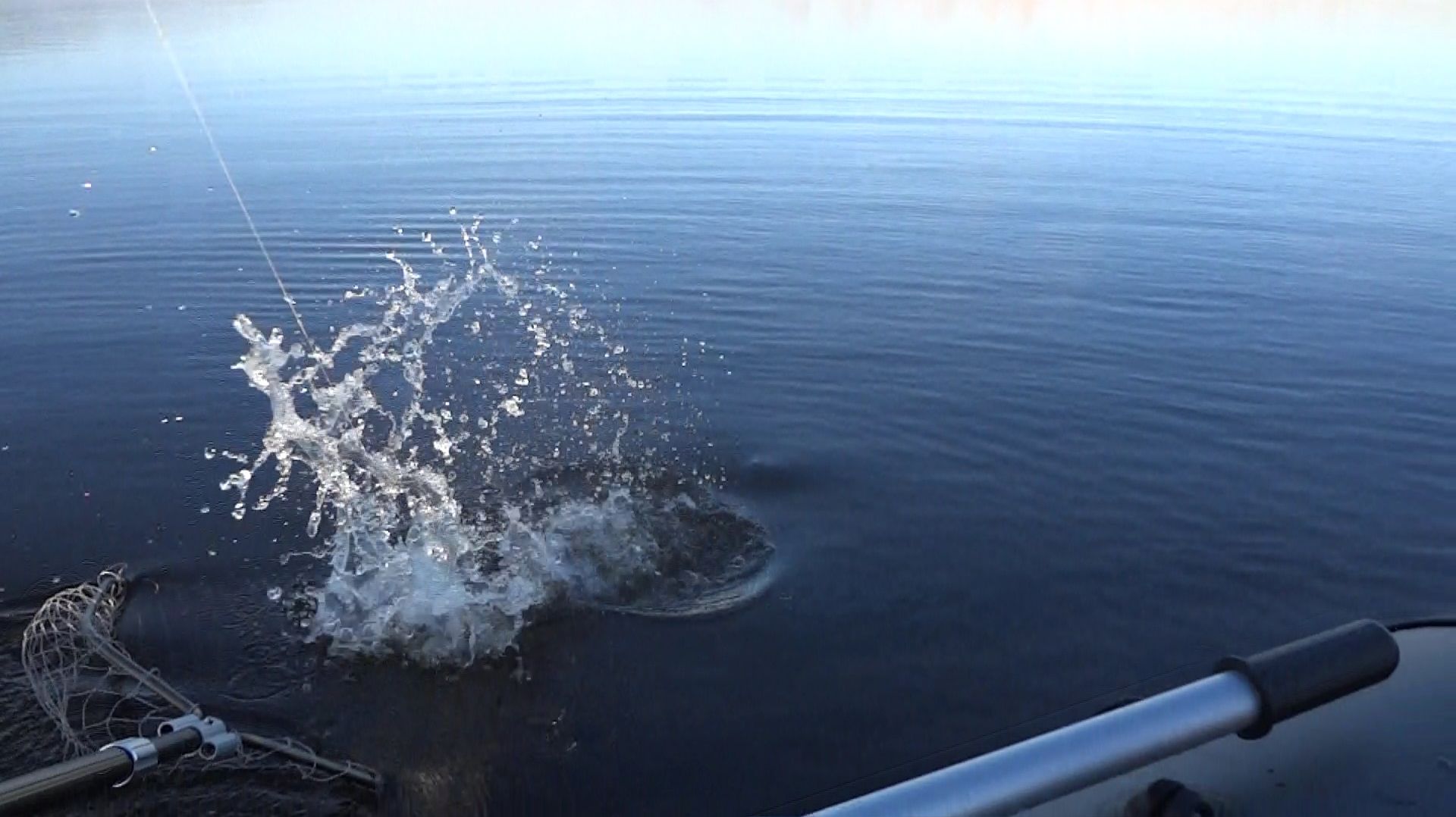 Озеро Пено на Верхней Волге 25 сентября .