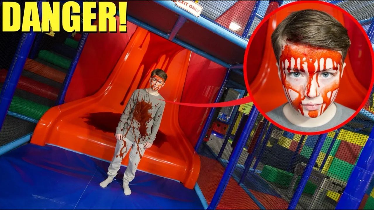 ЕСЛИ ВЫ УВИДИТЕ ЭТОГО ОКРОВАВЛЕННОГО РЕБЕНКА НА ДЕТСКОЙ ПЛОЩАДКЕ, БЕГИТЕ! (ОН ПРОПАЛ)