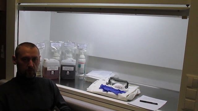 Испытания защитной плёнки Commeng CR на устойчивость к воздействию средств очистки