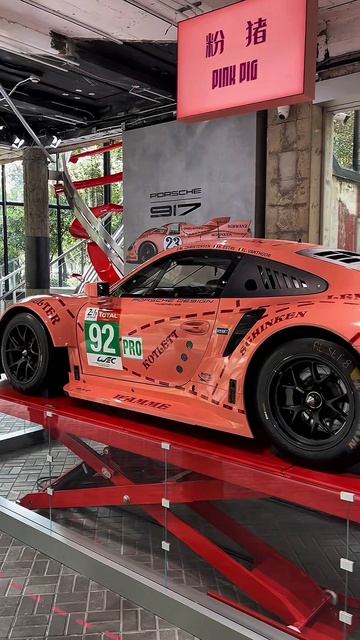 Легендарный PORSCHE 911 RSR Pink Pig 🐷 Победитель гонки 24 Le Mans
