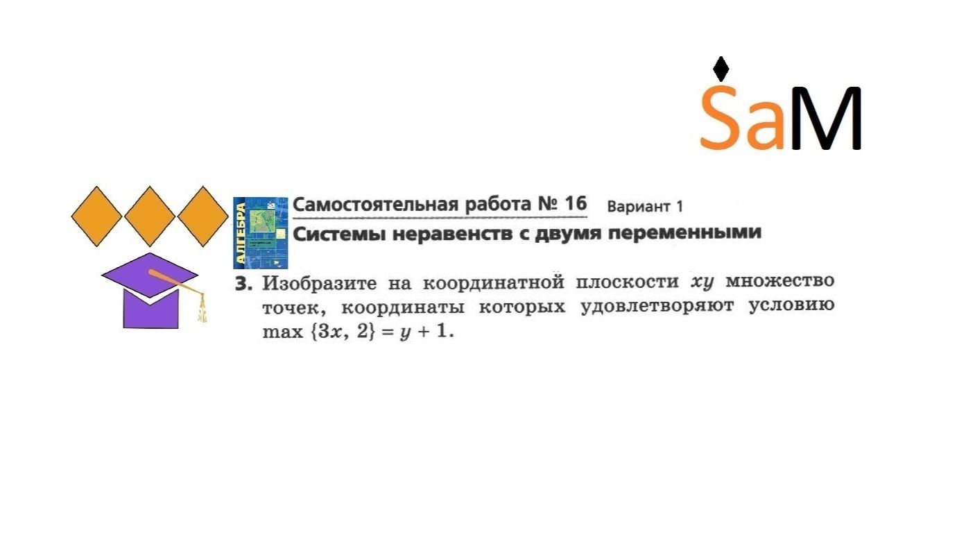 Системы неравенств с двумя переменными