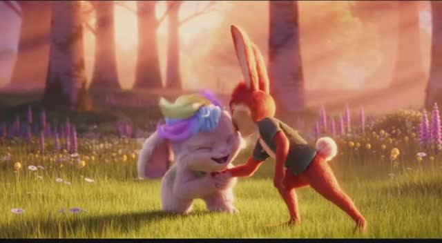 Мультик мультфильм про пушистика и кролика 41