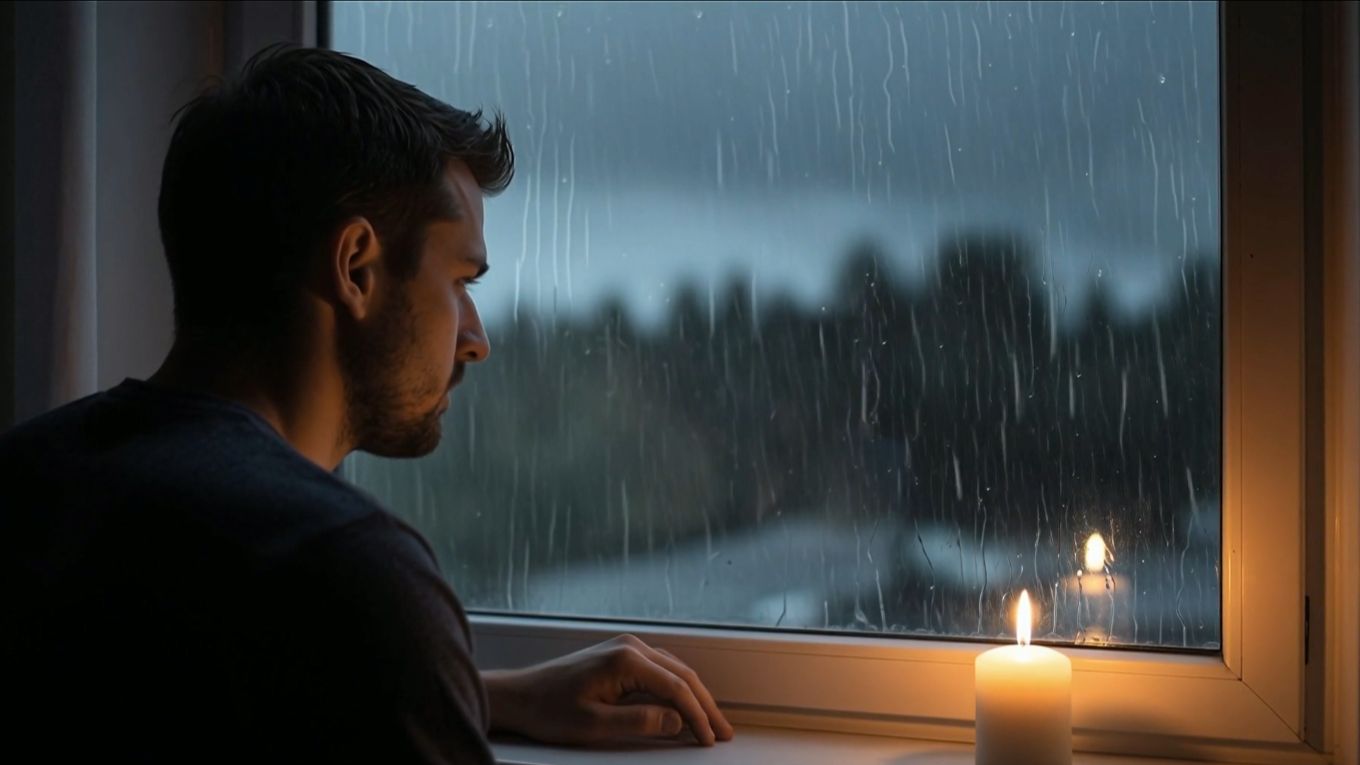 Плачет свеча на окне моём