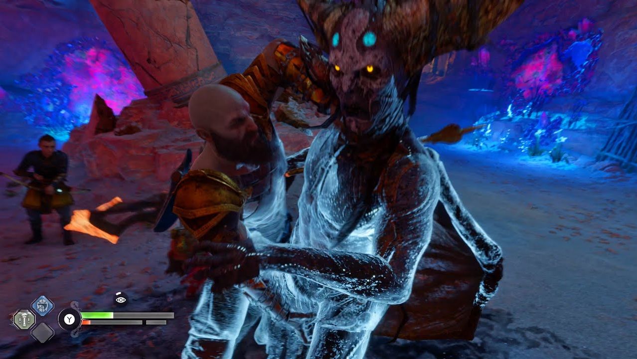 God of War: Ragnarok Part 13 (Бог Войны) Локация не по уровню, зашёл не прокаченный