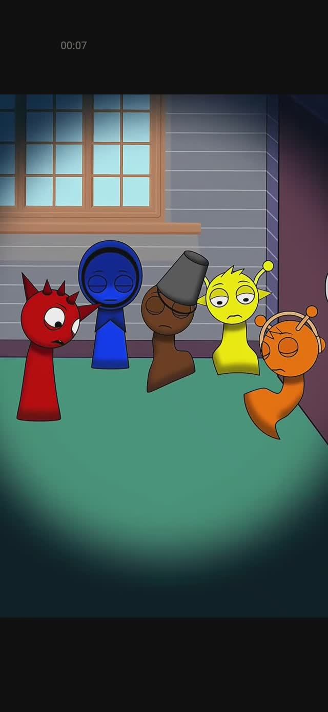 Спрунки девочки играли,а парни убирались.спрунки.инкредибокс.Дориан Джош.лютый угар