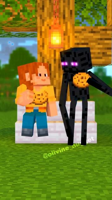 Девушка и Эндермен