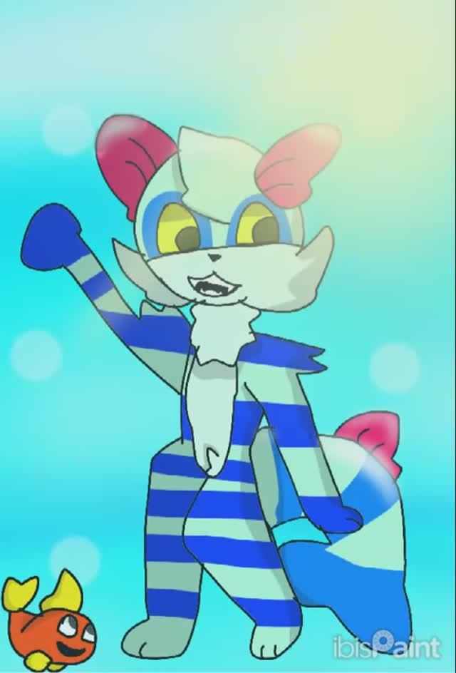 Морские рисунки:racoon-fish. 7 часть