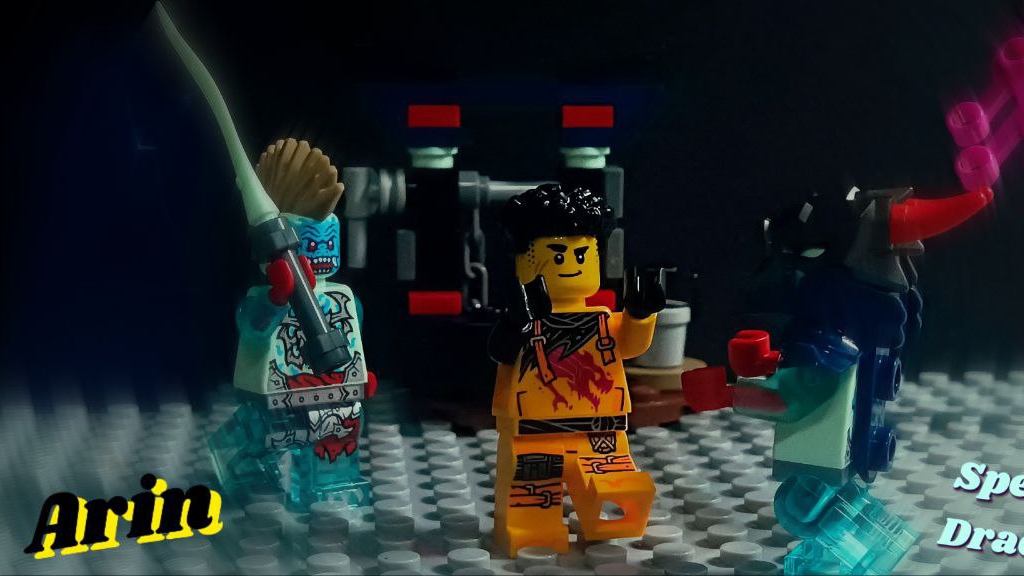 👻Ninjago Dragon rising👻  Арин против Спектральных драконианцев (Анимация)