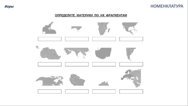 Уткин С.П. Комроненты географического образования. Номенклатура.
